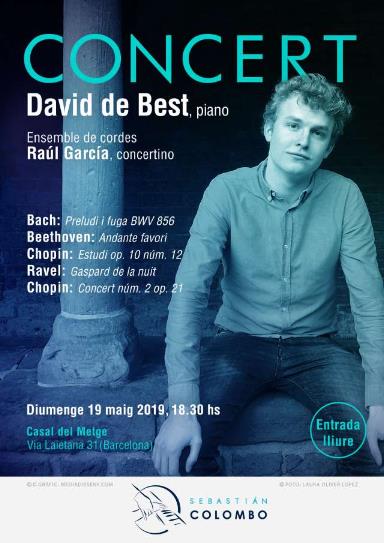 Concierto David de Best (piano) y Ensemble de Cuerdas | Guía de Barcelona
